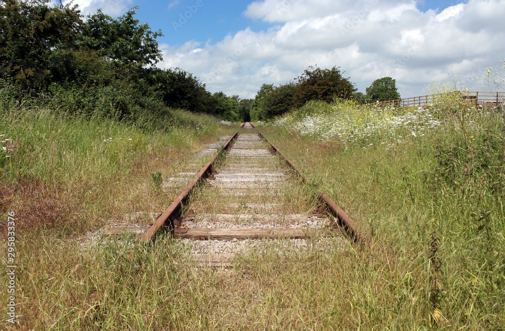 Disused Railway Line Stock Photo | Adobe Stock