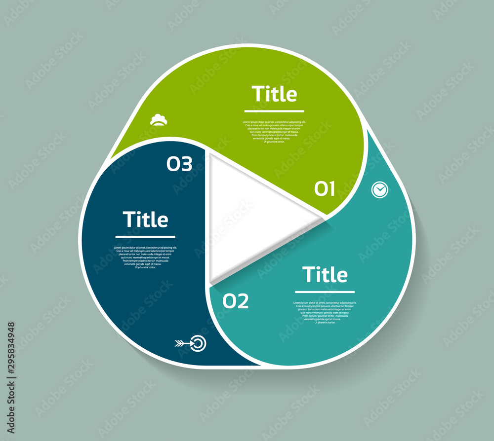 Vector circle infographic. Template for diagram, graph, presentation ...