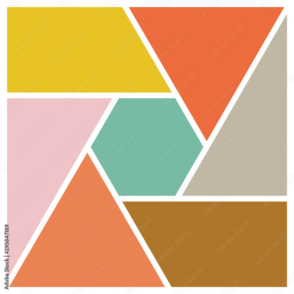 Vector Mood Board & Branding Presentation. Creative Theme Mood Board ...