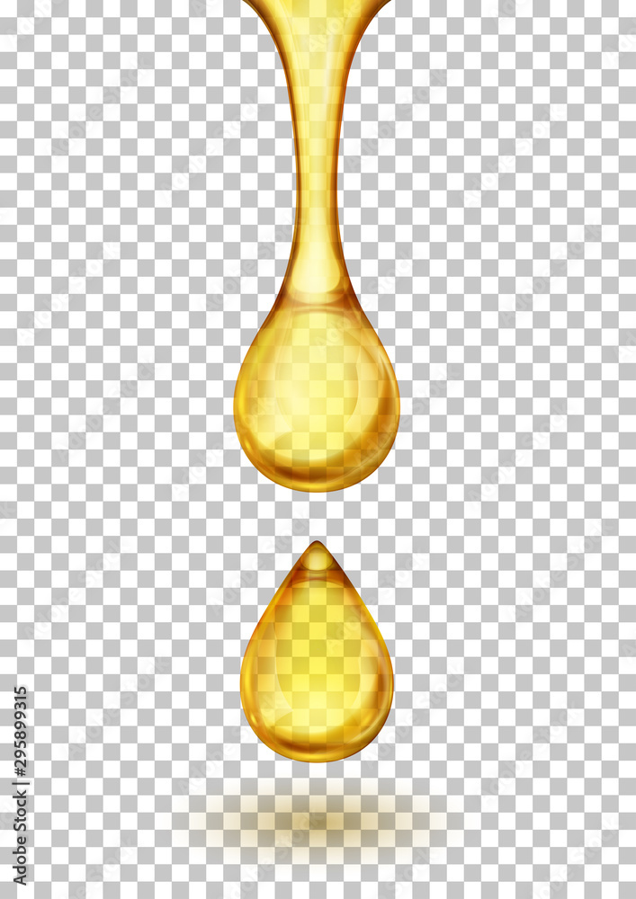 Dripping Oil on Transparent Background Stock Vector | Adobe Stock