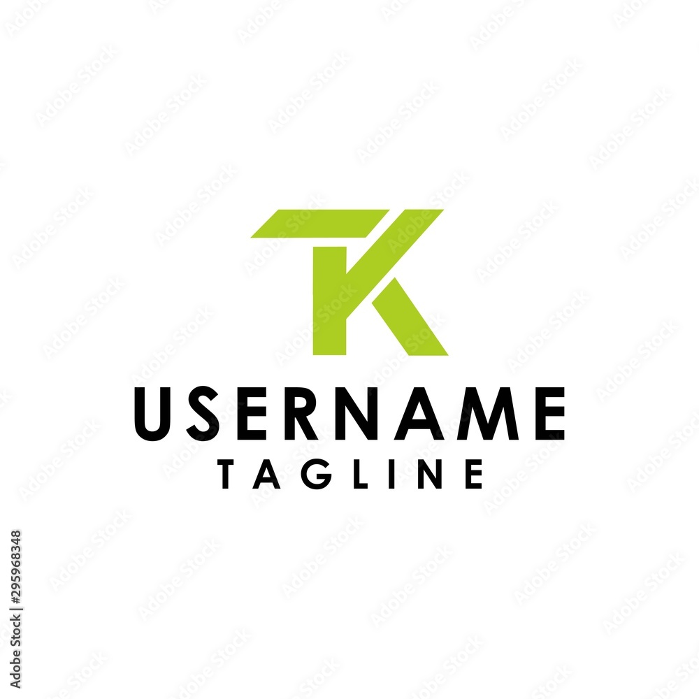 Letters tk logo monogram combination two letters vector minimalist ... Letters tk logo monogram combination two letters vector minimalist ...