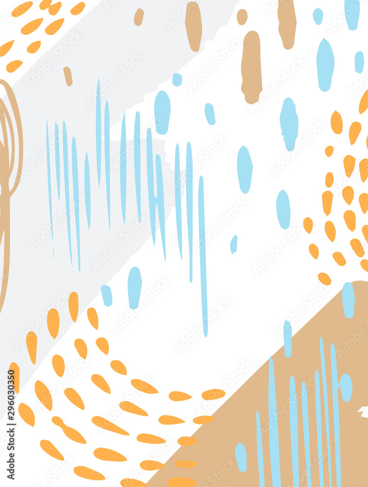 Abstract doodle for wallpaper and background illustration cartoon ...