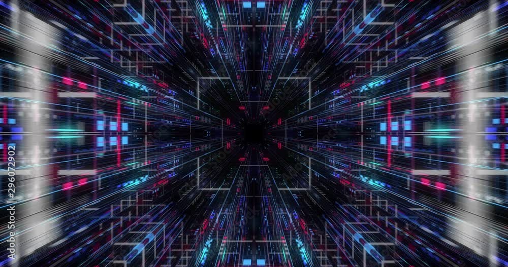 AI artificial intelligence and ML machine learning abstract concept ...