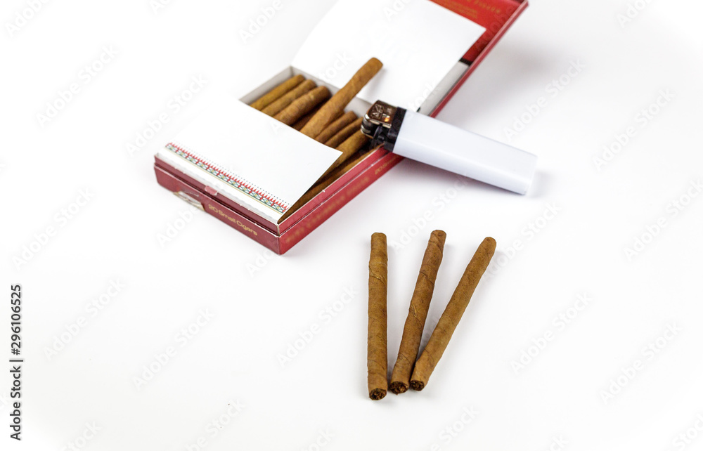 Tabako mit Feuer Stock Photo | Adobe Stock