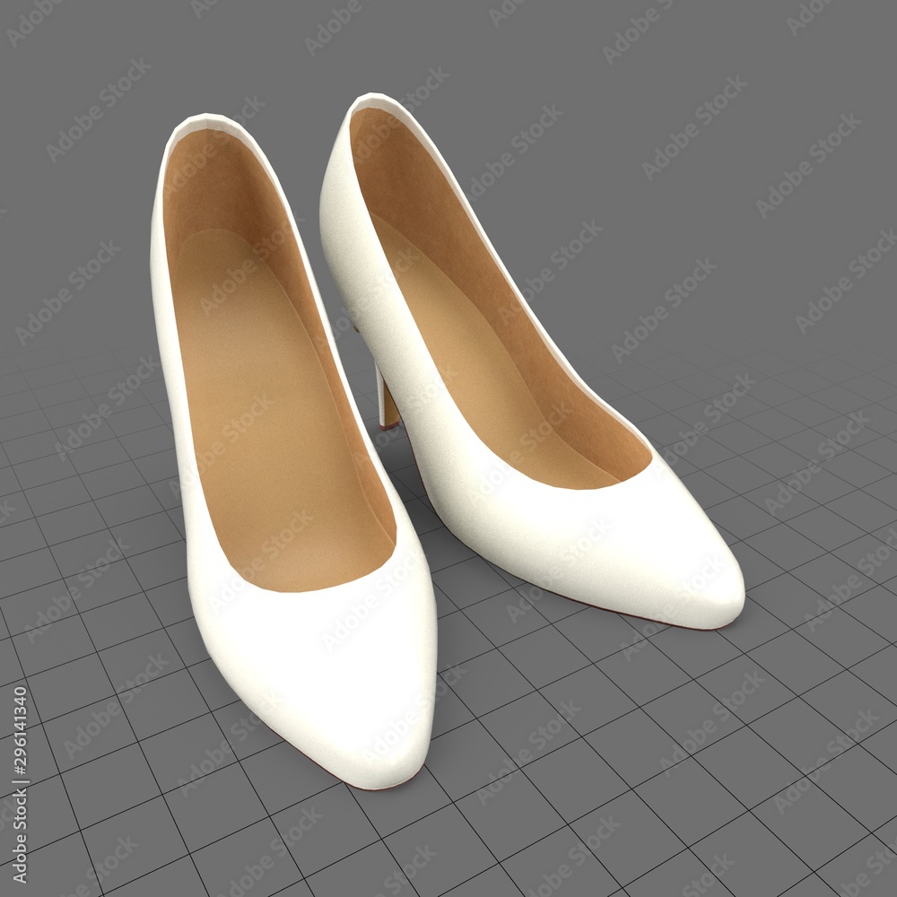 High heels Stock 3D asset | Adobe Stock
