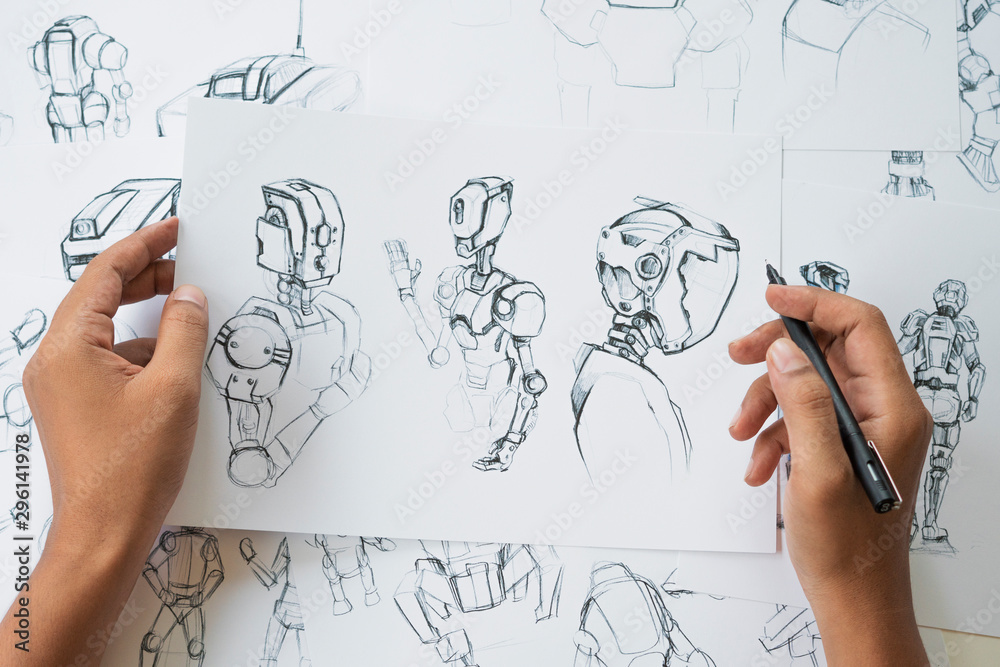 Animator designer Development designing drawing sketching development ...