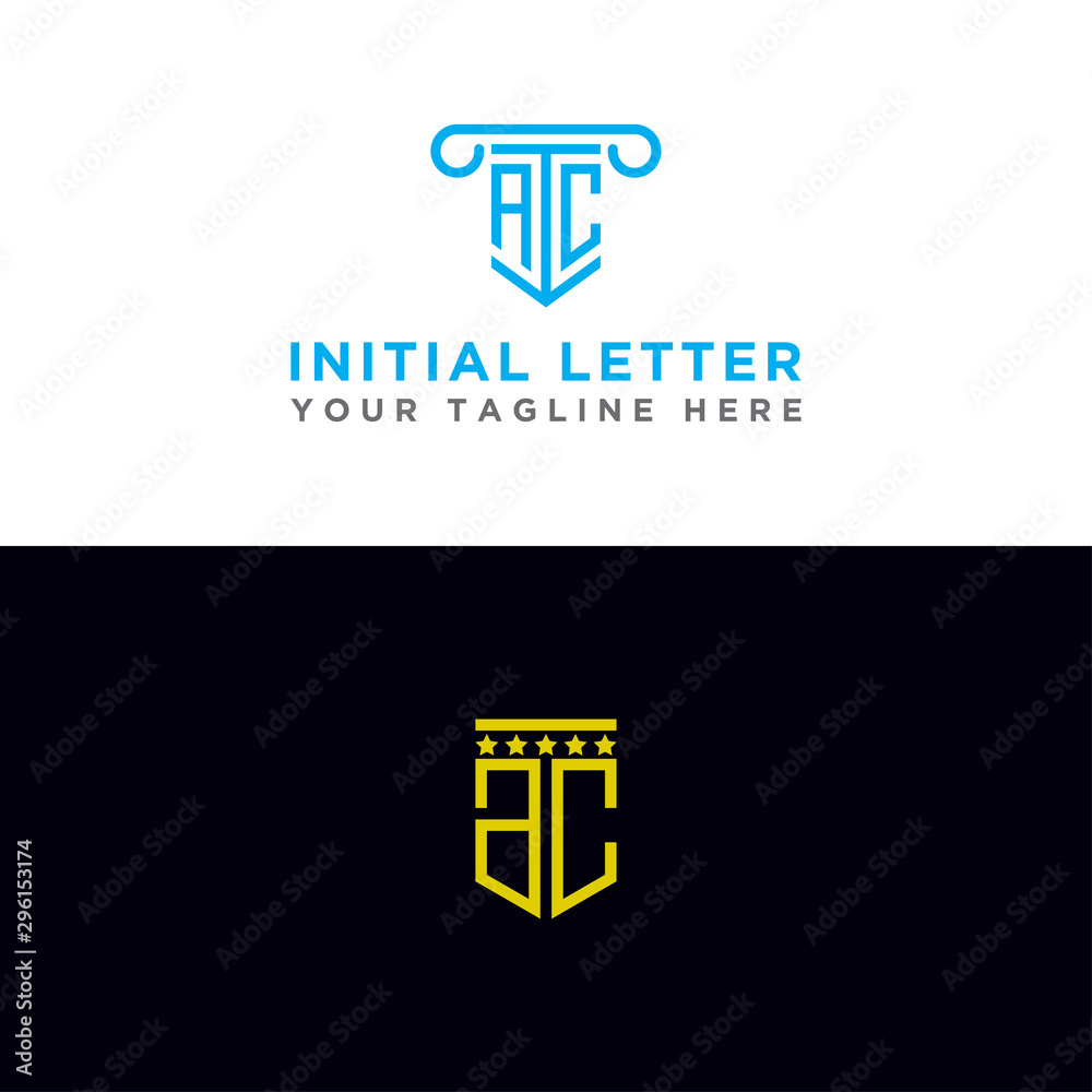 Set your company's logo design inspiration from the AC initial logo ...