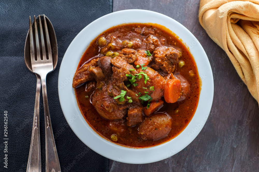 Irish Beef Beer Stew Stock Photo | Adobe Stock