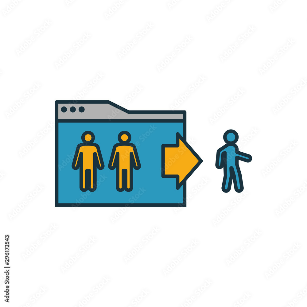 Exit Rate icon set. Four elements in diferent styles from content icons ...