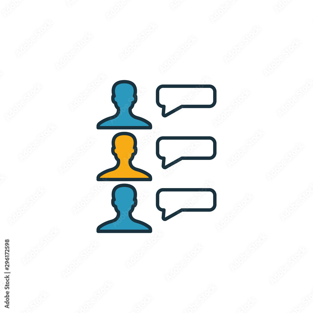 Forum icon set. Four elements in diferent styles from content icons ...