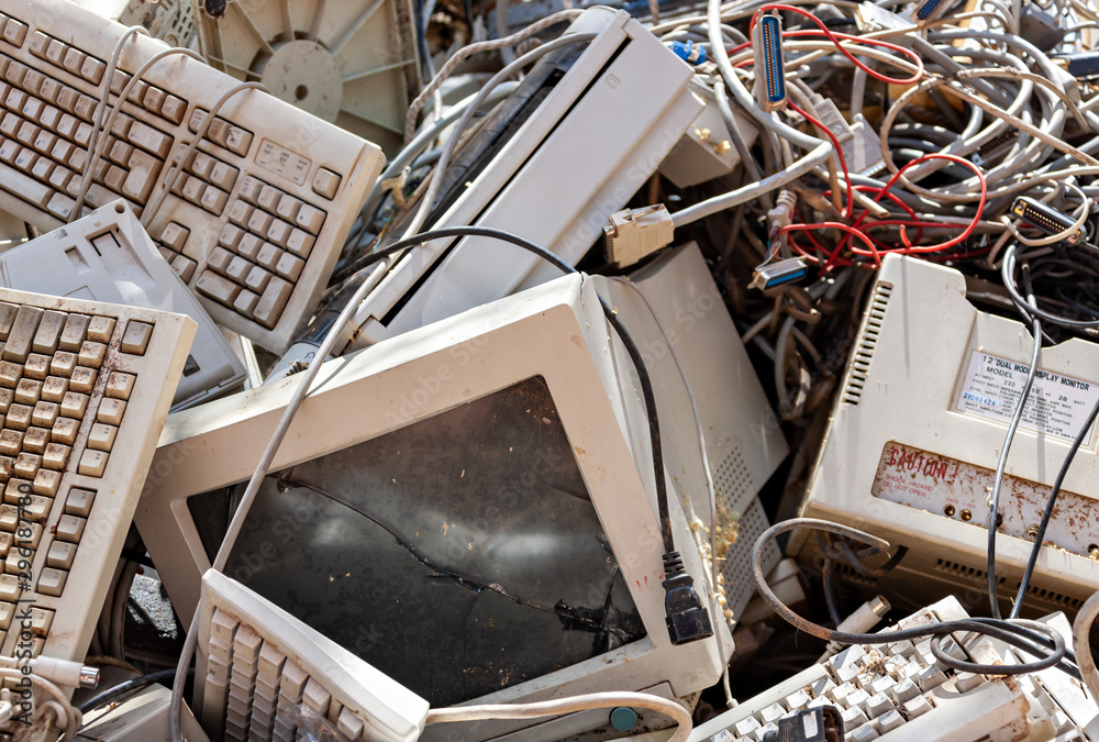 Computer junk Stock Photo | Adobe Stock