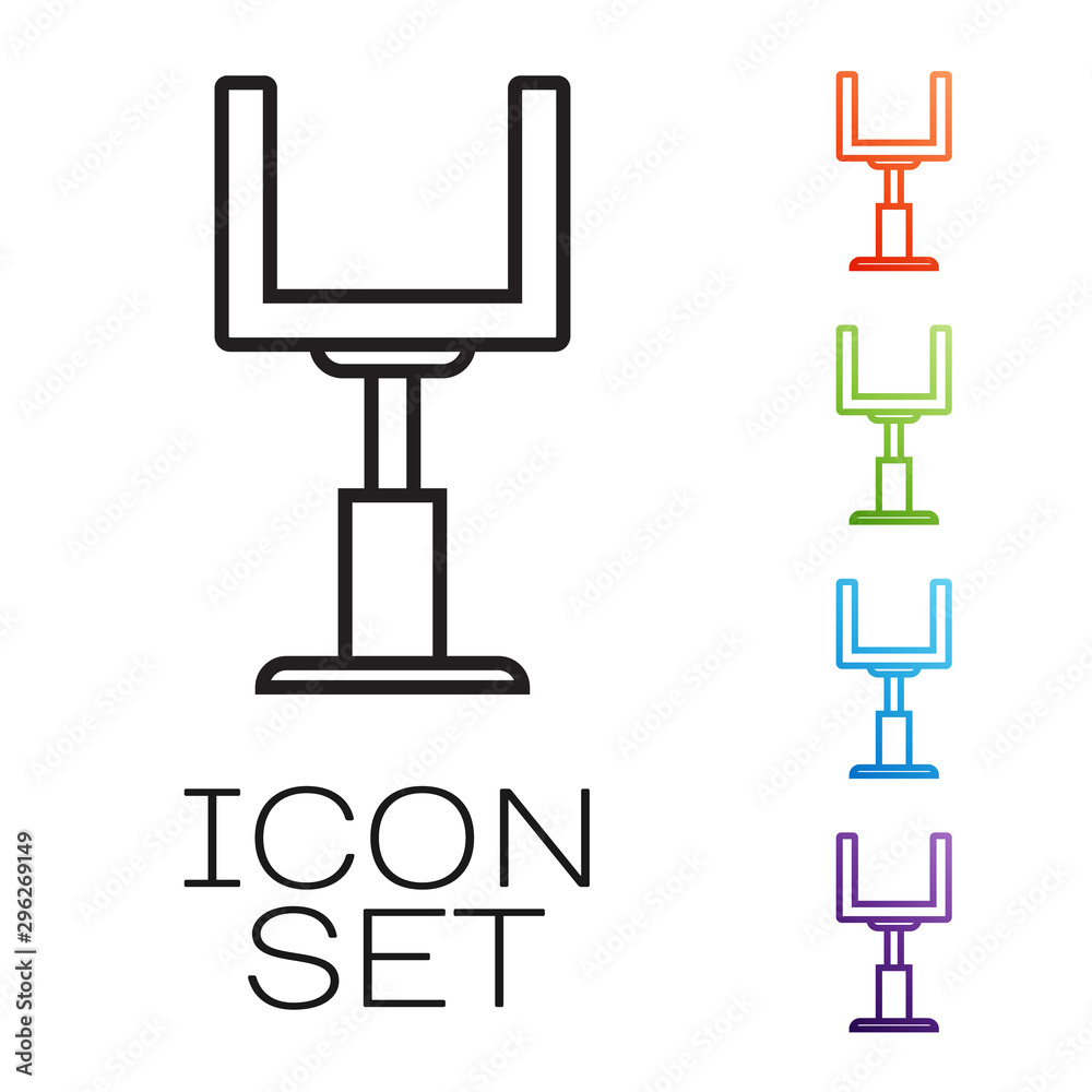 Football Goal Post Vector
