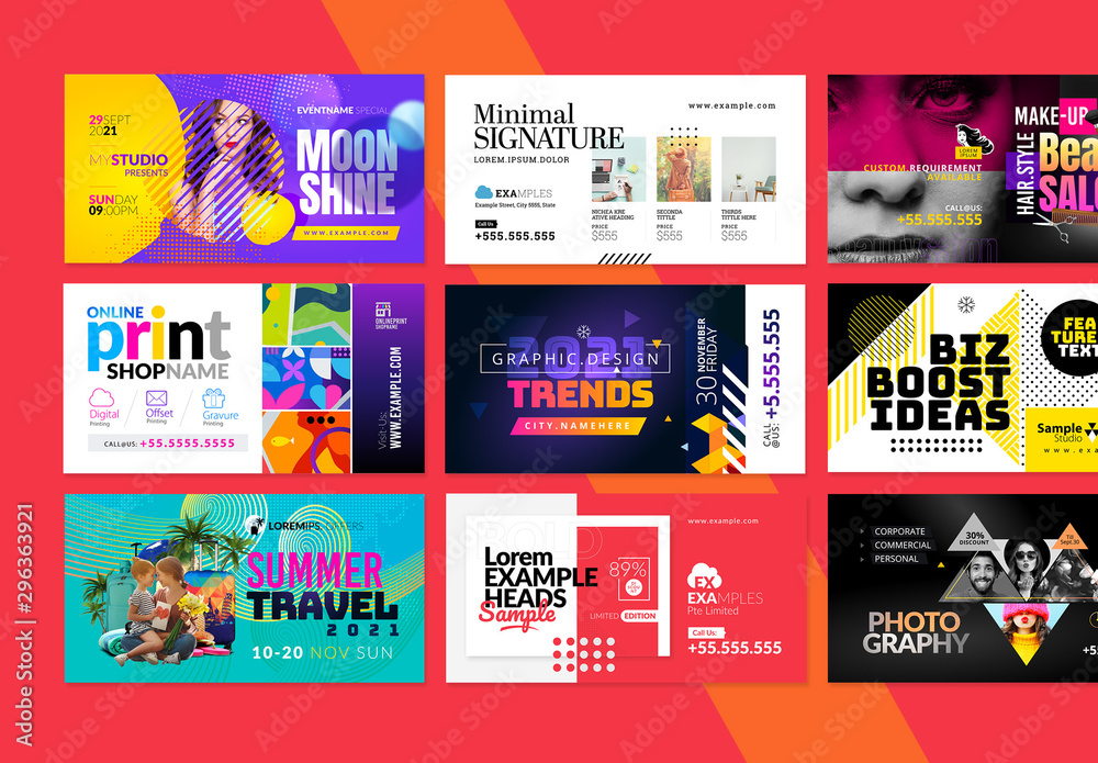 Social Media Post Layouts Stock Template | Adobe Stock