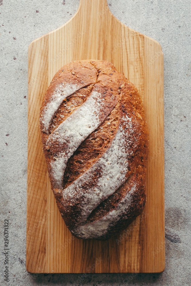 Multigrain Italian bread loaf Stock Photo | Adobe Stock