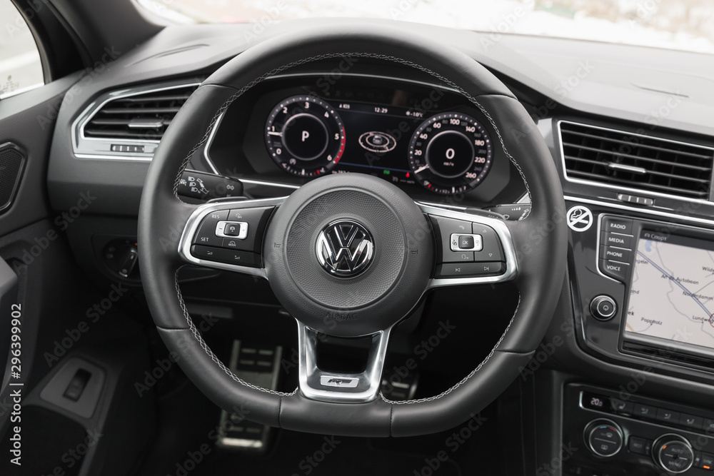 Tiguan, 4x4 R-Line interior Stock Photo | Adobe Stock