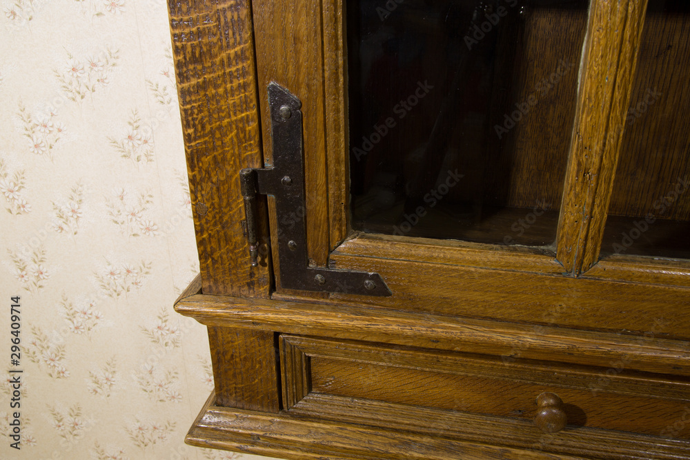 Antique display case from the middle of the 18th century, built in ...