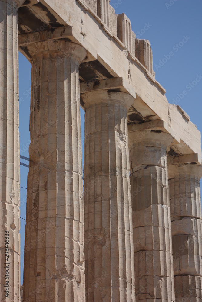 Parthenon columns: Spectacular ancient Greek Architecture in Acropolis ...
