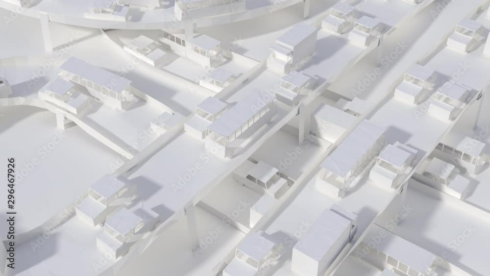 Developed Construction Speed highway Intersections Map Close-up. Safety ...
