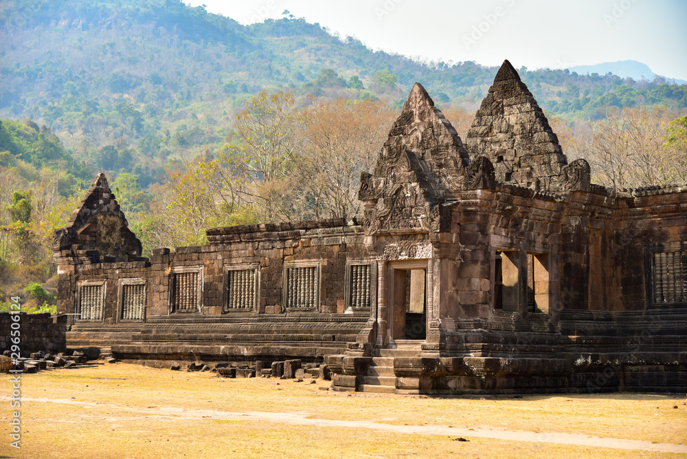 Vat Phou or Wat Phu is the UNESCO world heritage site that is ruined ...