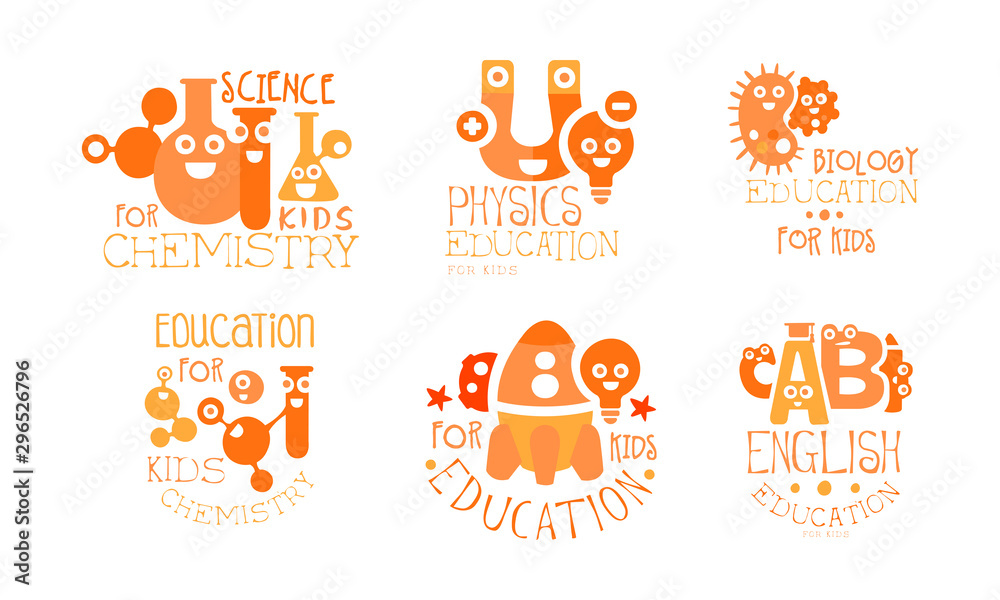 Labels For Education Vector