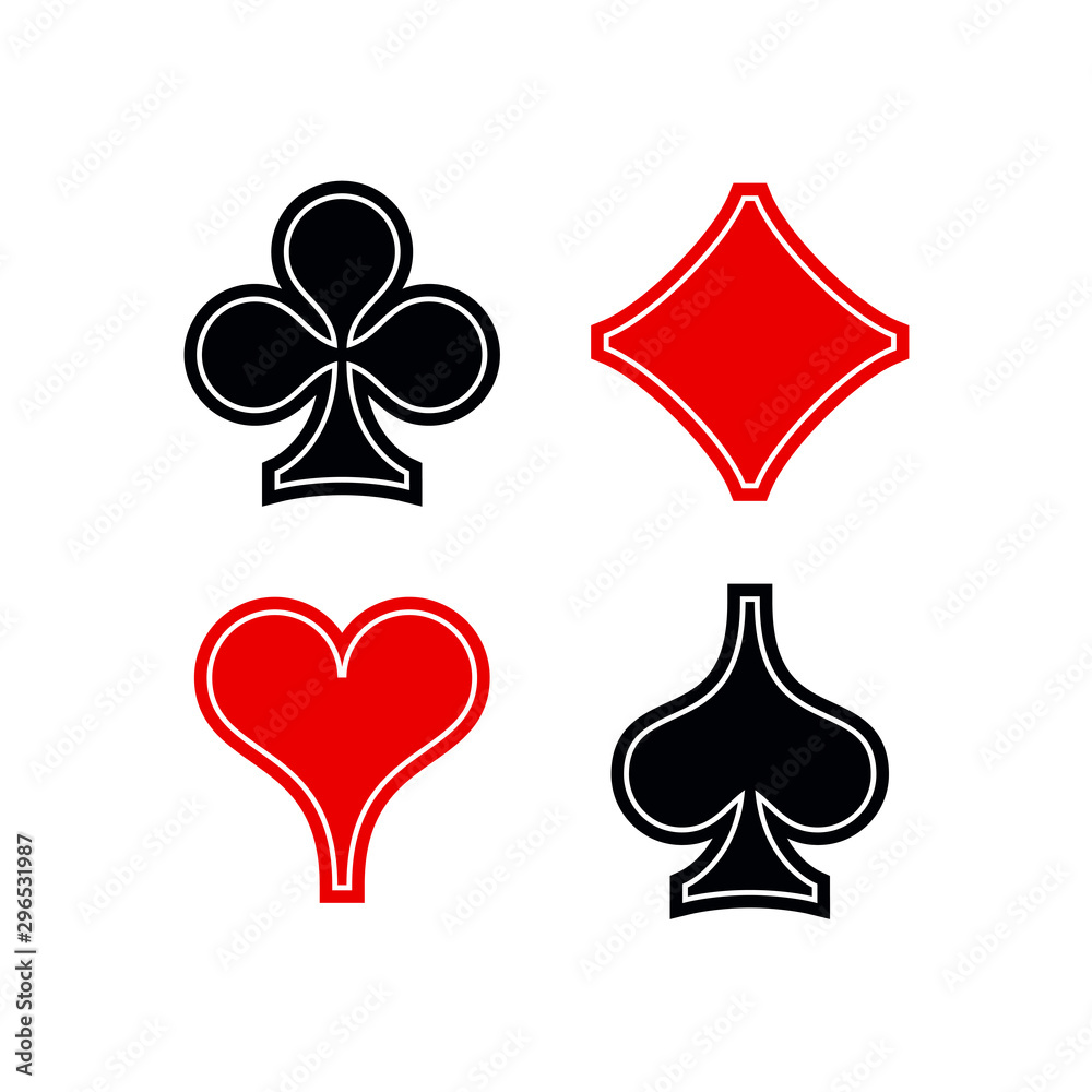 Heart Spade Club Diamond Templates