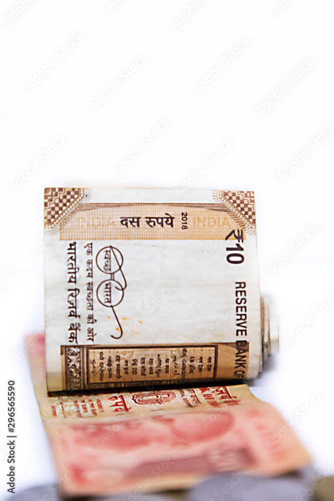 Indian currency bank notes of 10, 20 rupees, Indian currency note ...