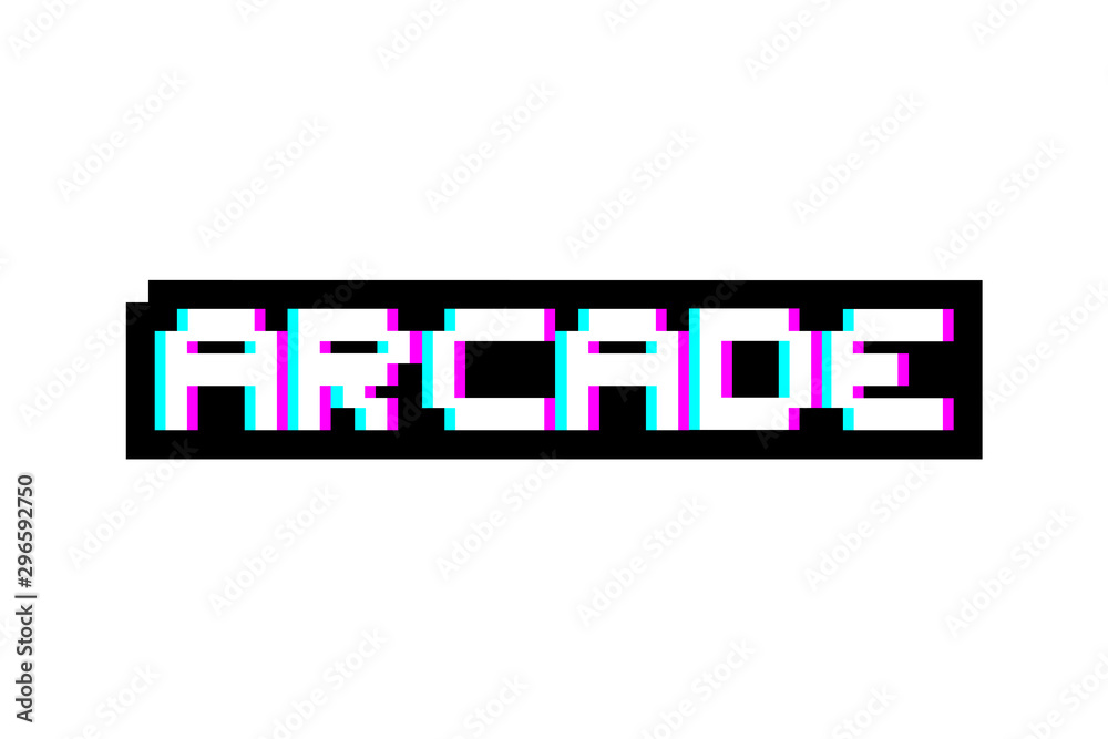 Design of arcade symbol Stock Vector | Adobe Stock