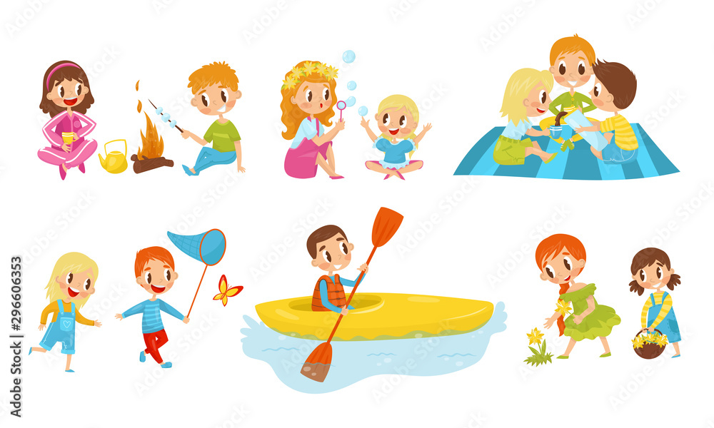 Rested Clipart Of Children