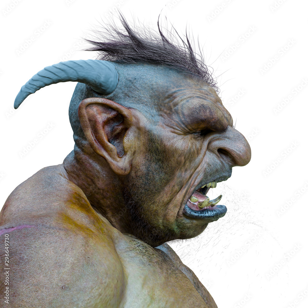 Poster troll profile id side view – Wall Art | UkPosters