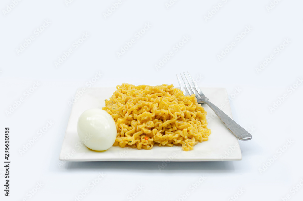 Popular instant food of stir-fried noodles in the Philippines. A trendy ...