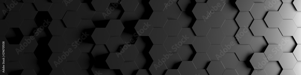 Abstract Hexagon Geometric Surface Loop 1A: light bright clean minimal hexagonal grid pattern ...