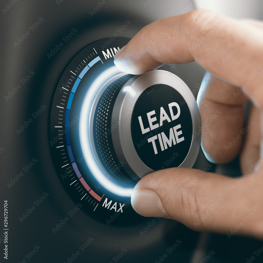 Lead Time Reduction Concept Stock Photo | Adobe Stock