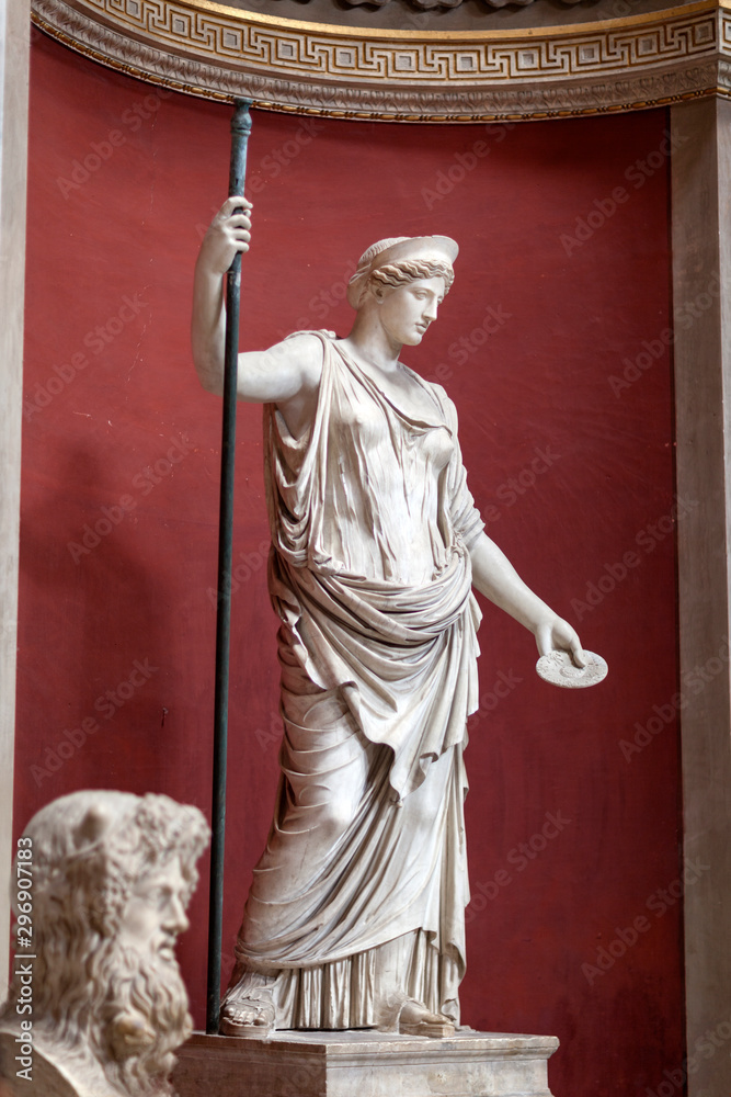 The Statue Of Hera Stock Photo | Adobe Stock