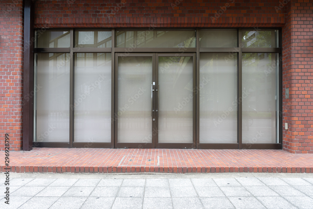 Shop Boutique Store Front with Big Window and Place for Name Stock ...