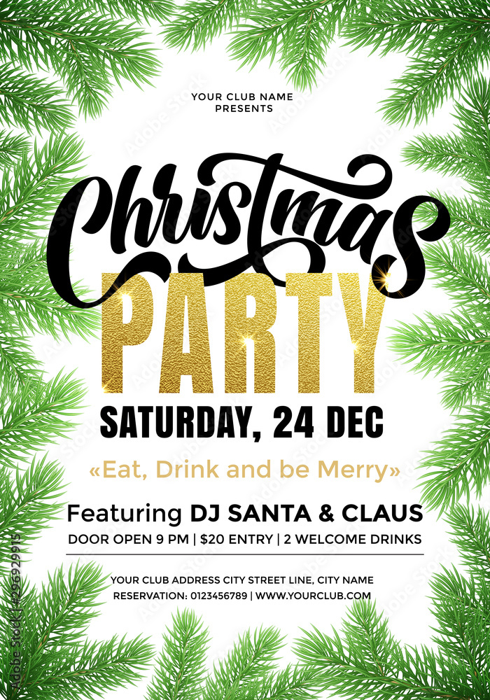 Christmas Party Border