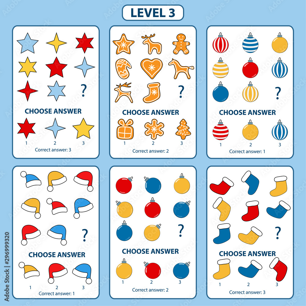 Set of tasks for the development of logical thinking of children. Level ...