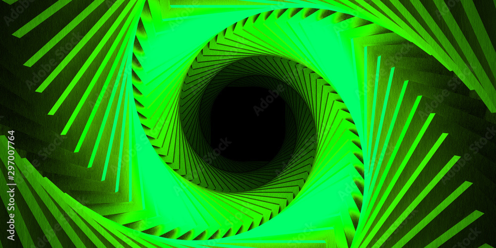 Green Vortex Wallpaper