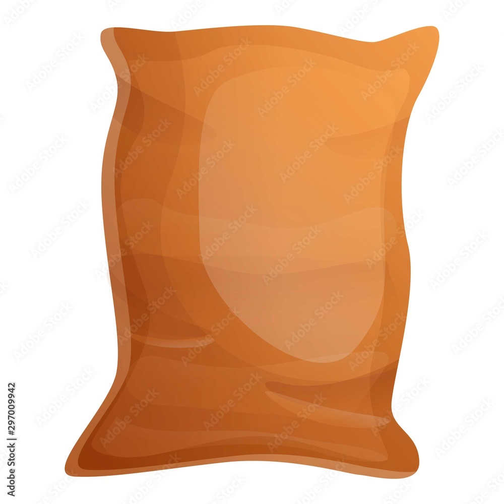 Full sack icon. Cartoon of full sack vector icon for web design ...