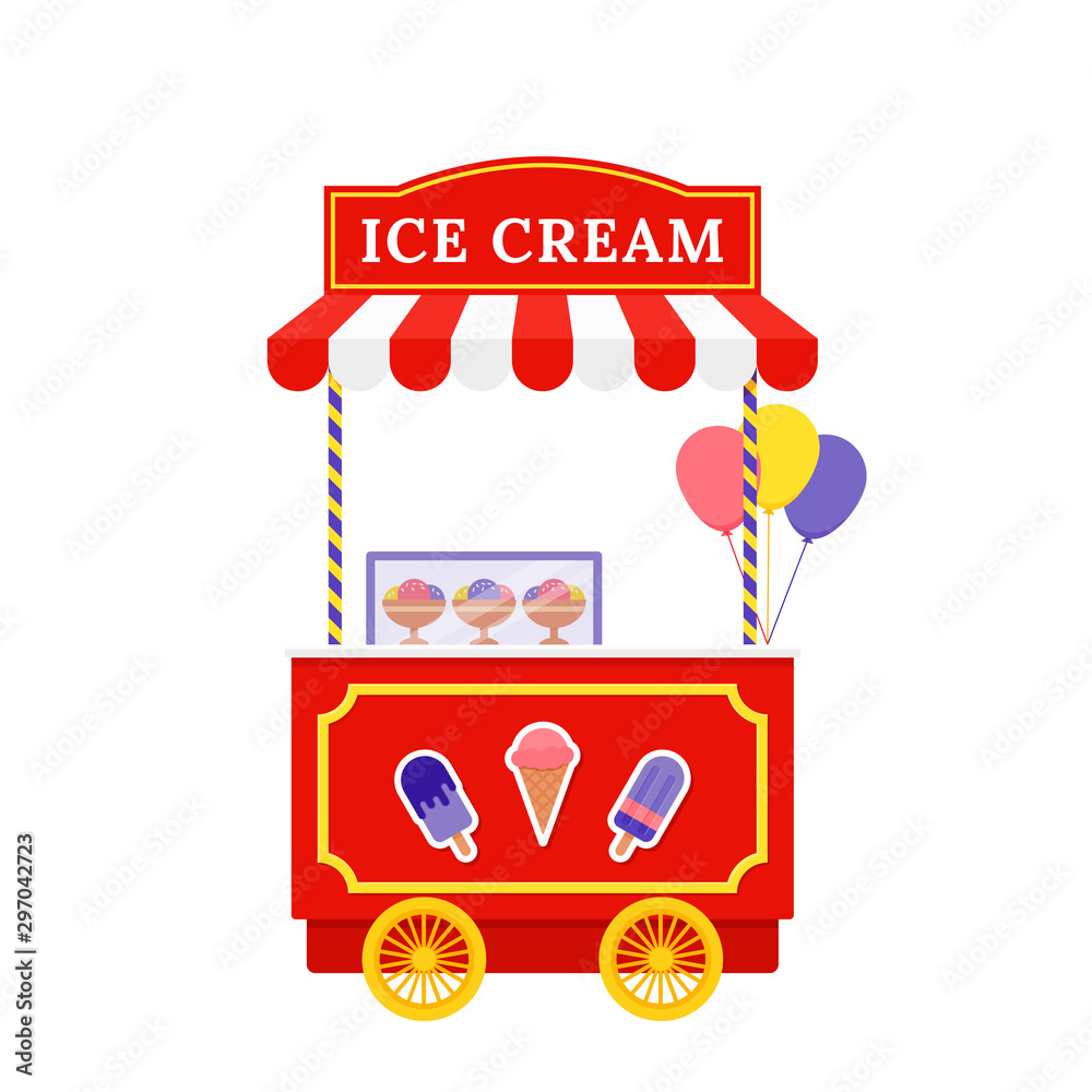 Ice Cream Stand Clipart