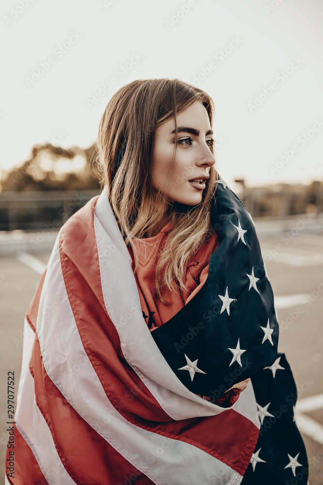 American Flag Model