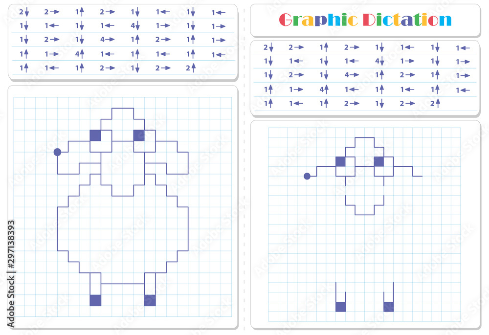 Draw a picture on the arrows. Worksheet for kids Stock Vector | Adobe Stock