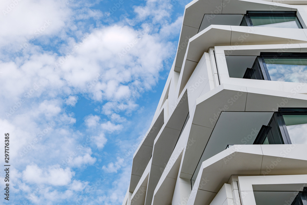 Close up view of mixture rectangular frame structure pattern of ...