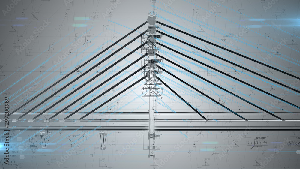 Structural engineer 3D design analysis of bridges architectural ...