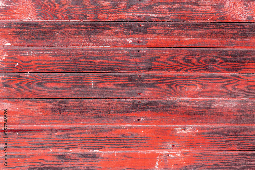 The old red wood texture with natural patterns Stock Photo | Adobe Stock