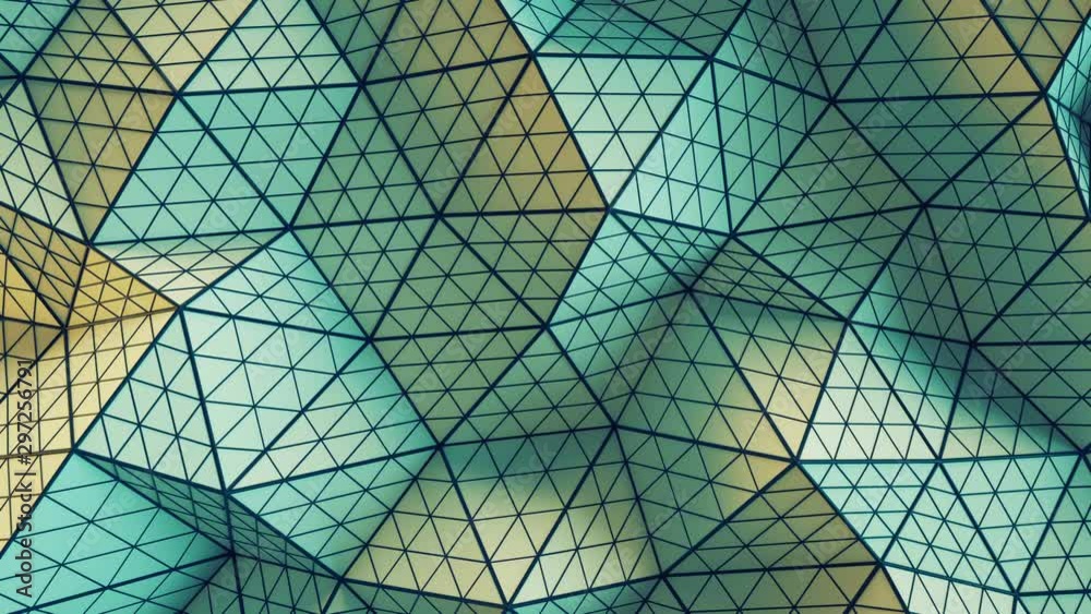 Polygonal geometric surface Stock Video | Adobe Stock