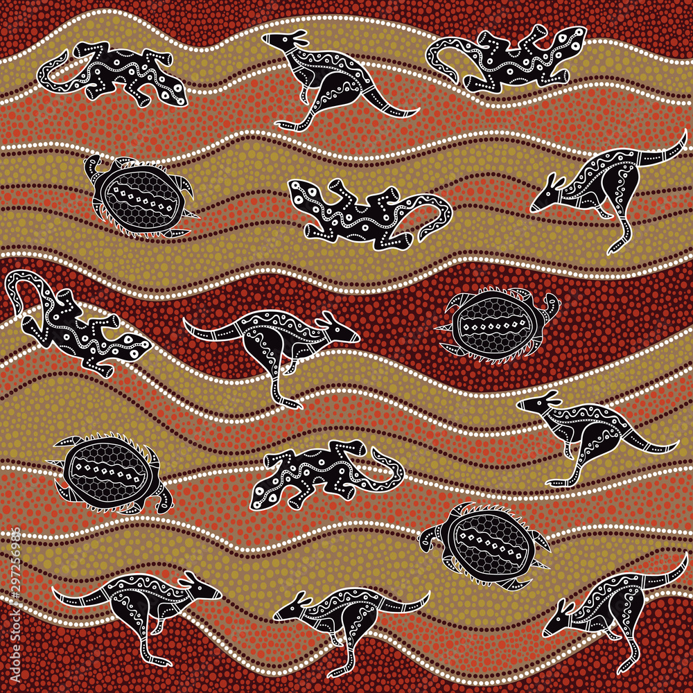 Australian Aboriginal Art Turtle