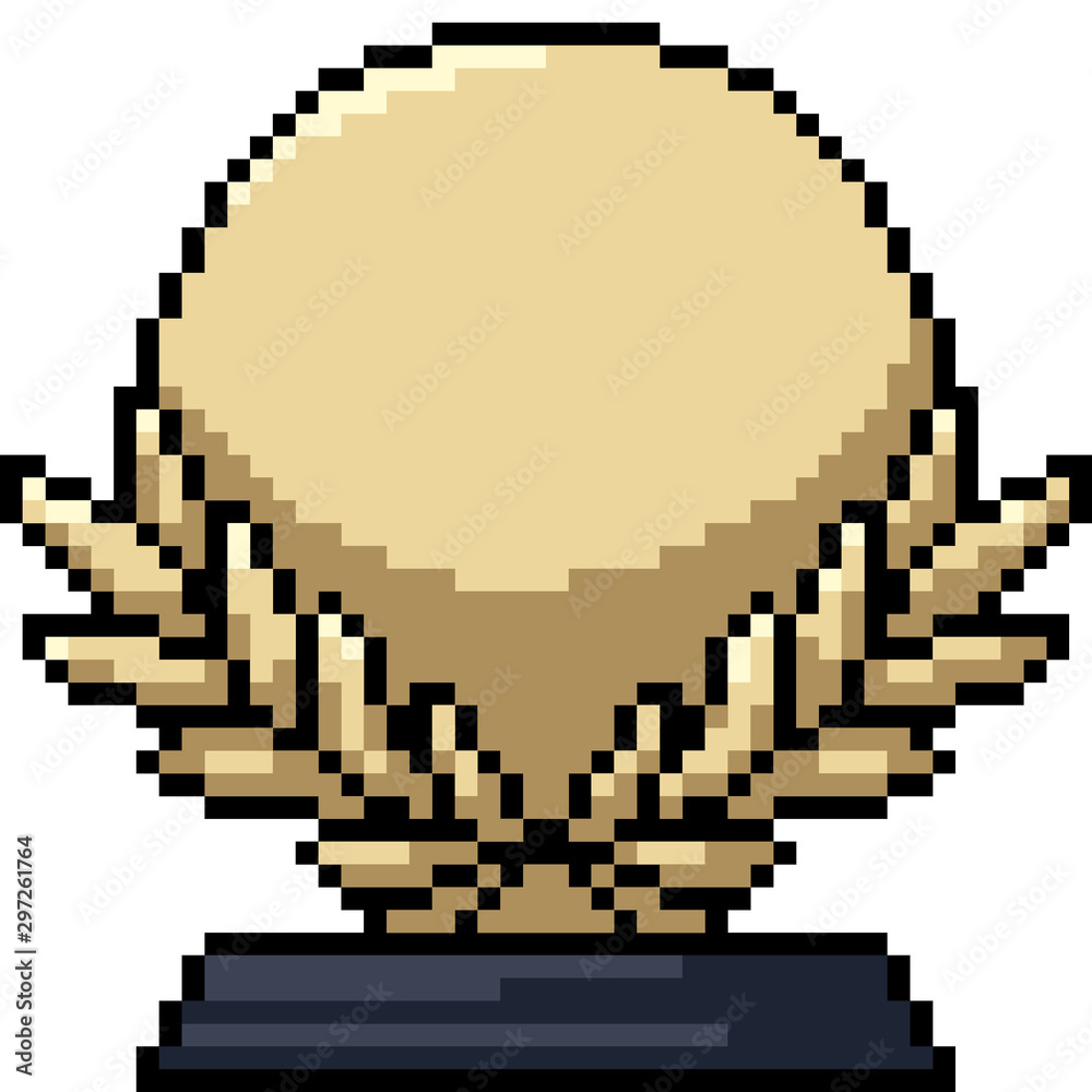 vector pixel art trophy Stock Vector | Adobe Stock