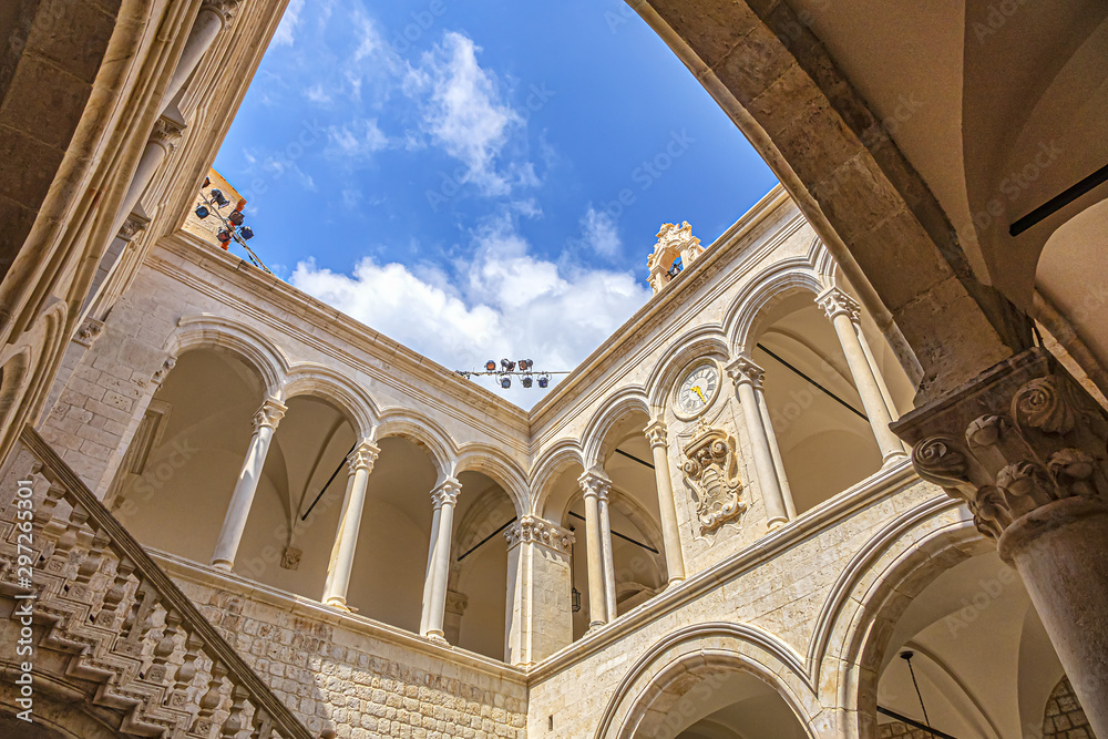 Architectural fragments of Sponza Palace - Magnificent 16th century ...