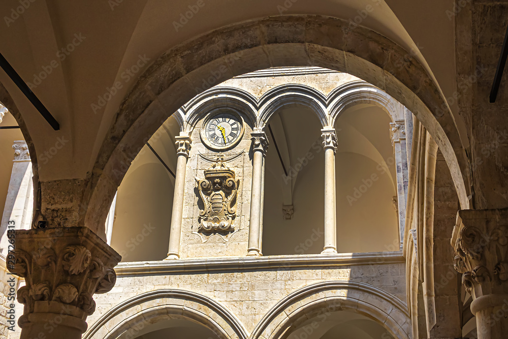 Architectural fragments of Sponza Palace - Magnificent 16th century ...