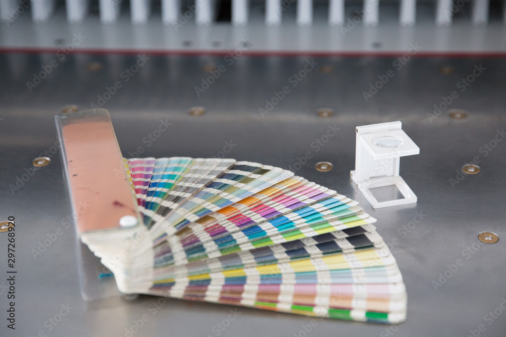 sample colors catalogue pantone or colour swatches book Stock Photo ...